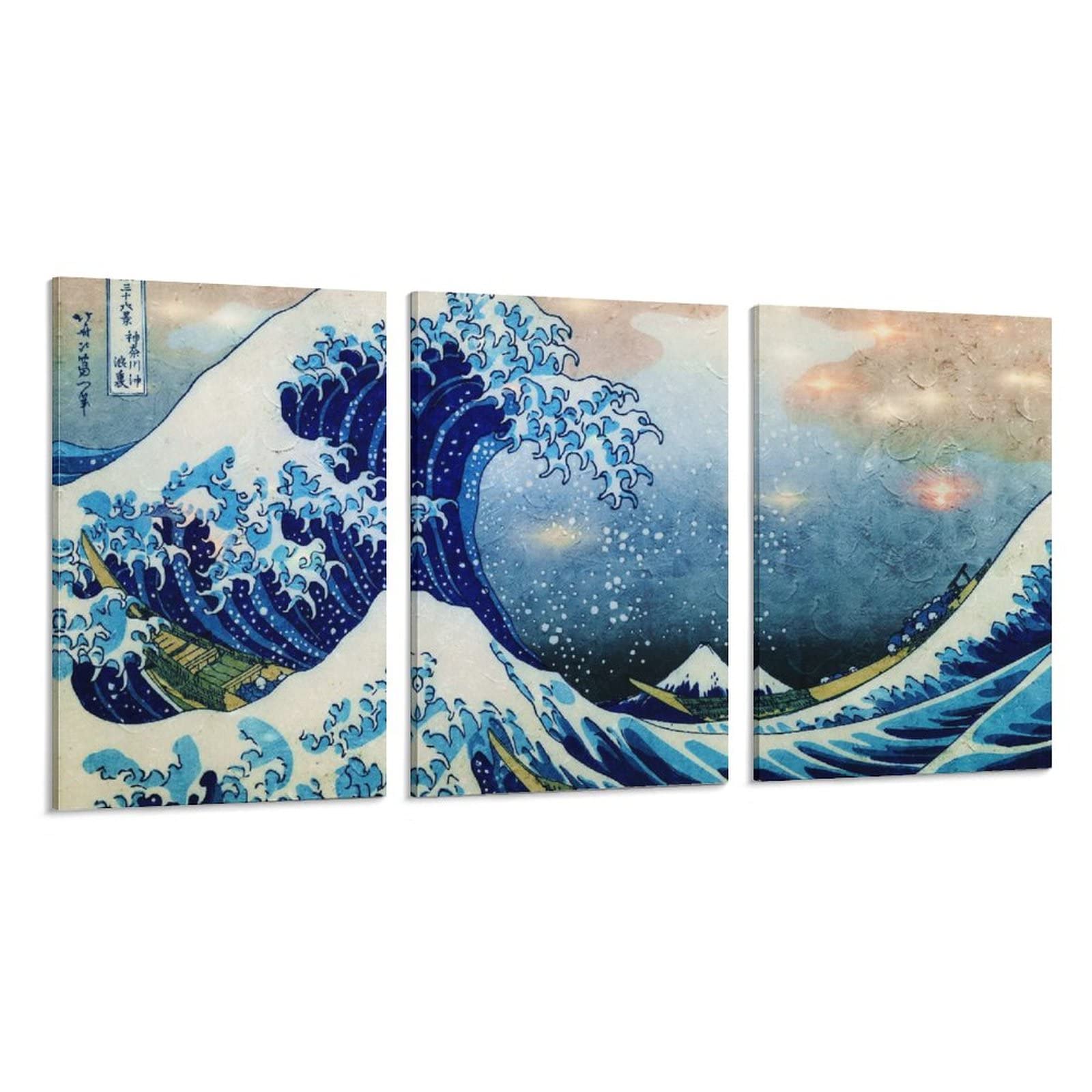 Ocean Waves Painting Japanese