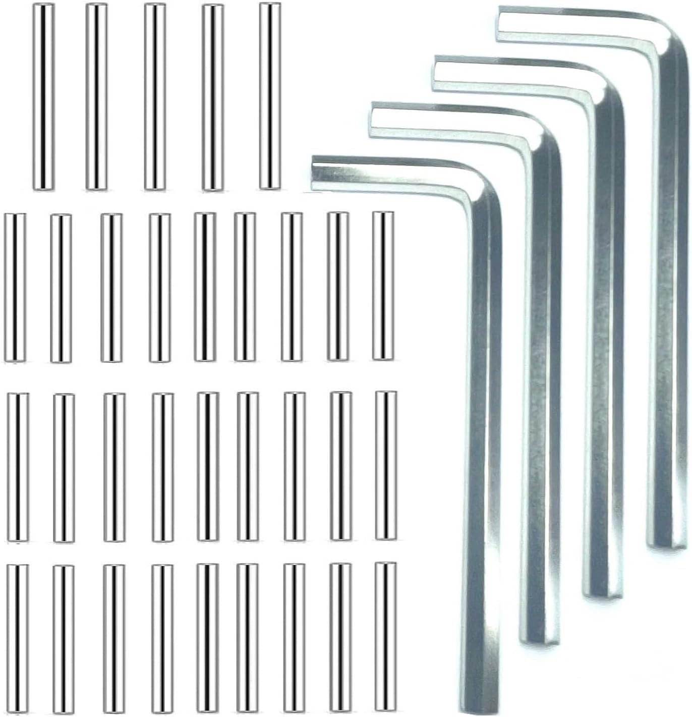 Spring Hinge Tension Pin Replacement Kit, Includes 20 Stainless Steel ...