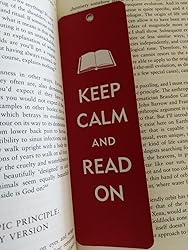 Amazon.com: Keep Calm & Read On Beaded Bookmark: 9781441313300: Peter ...