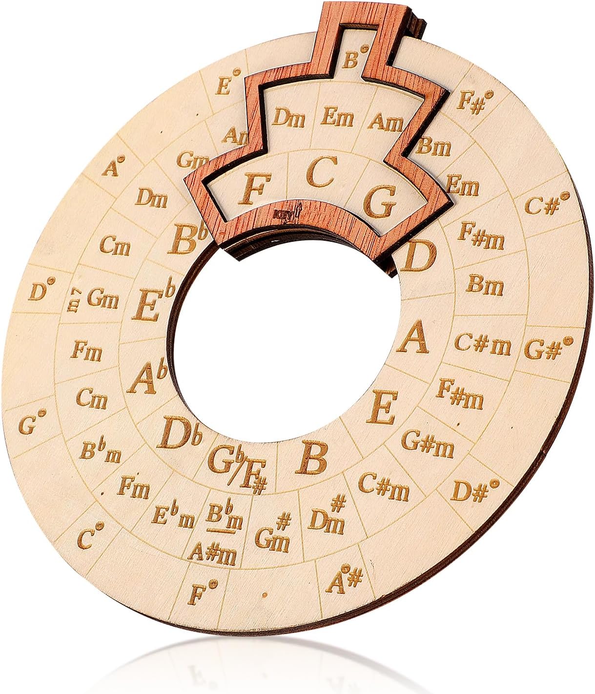 Amazon.com: Wooden Melody Tool, Round Wooden Melody Chord Tool Circle ...