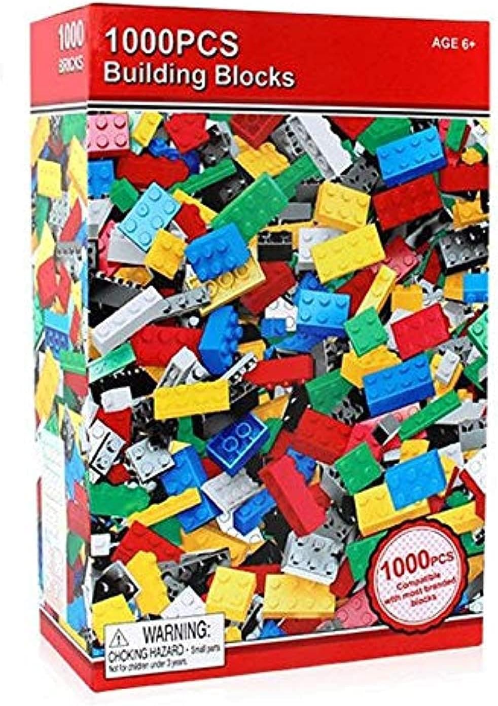 Generic Construction Engineering Building Blocks, For Kids, 1000 Pieces ...