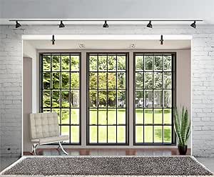 Amazon.com : Spring Window Backdrop,Yeele 5x3ft Window Landscape ...