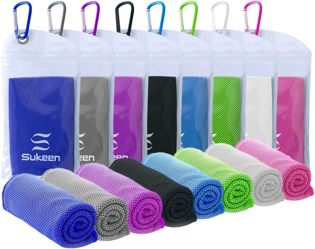 Amazon.com: [8 Pack] Cooling Towel (40"x12"),Ice Towel,Soft Breathable ...