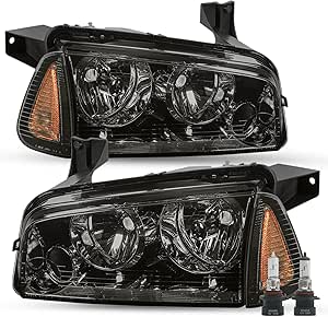 Amazon Jsboyat 4pcs Headlight Assembly Compatible With 06 10 Dodge