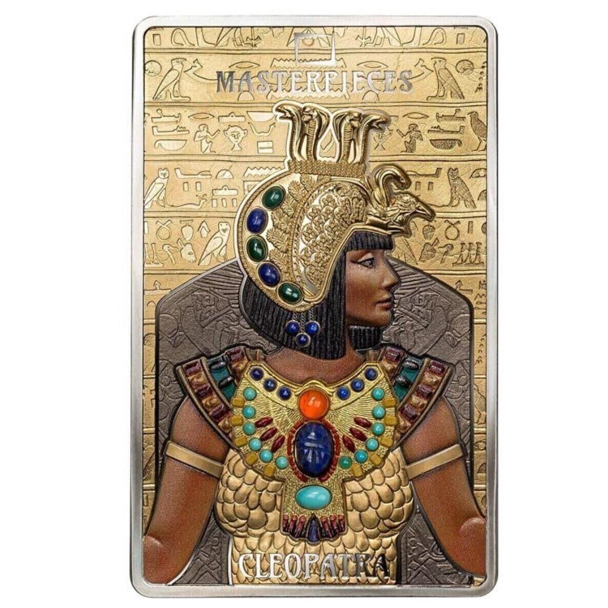 Buy TREASURE WORLD COLLECTIBLES Cleopatra Masterpieces 200 Gram Silver ...