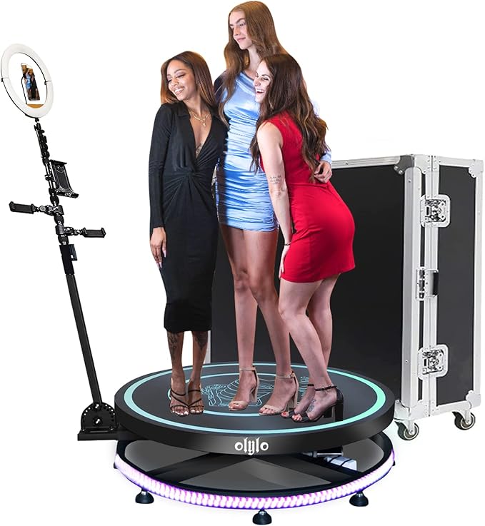 Amazon.com : 360 Photo Booth Machine for Parties with Free Logo Ring ...