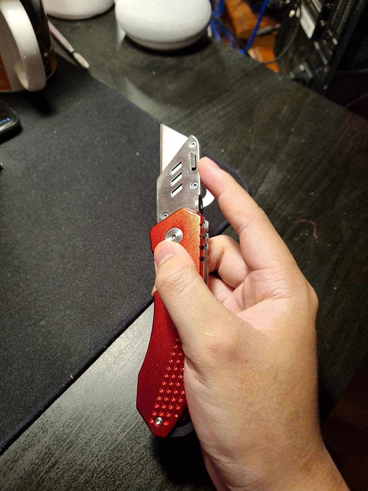 FC Folding Pocket Utility Knife - Heavy Duty Box Cutter with Holster ...