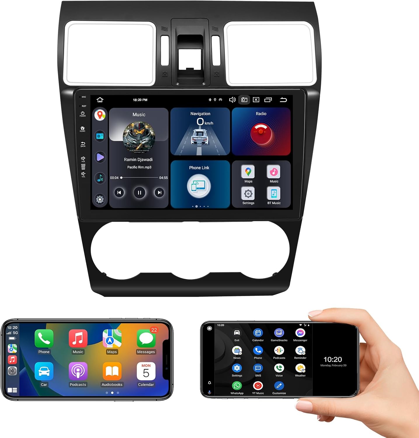 Amazon.com: Roadanvi X12 8G+128G Car Stereo for 2015-2018 Subaru ...