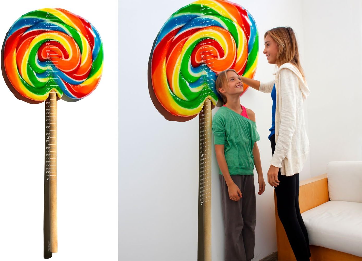 Amazon.com: Wallflower Lollipop Growth Charts (Lollipop Centimeters ...