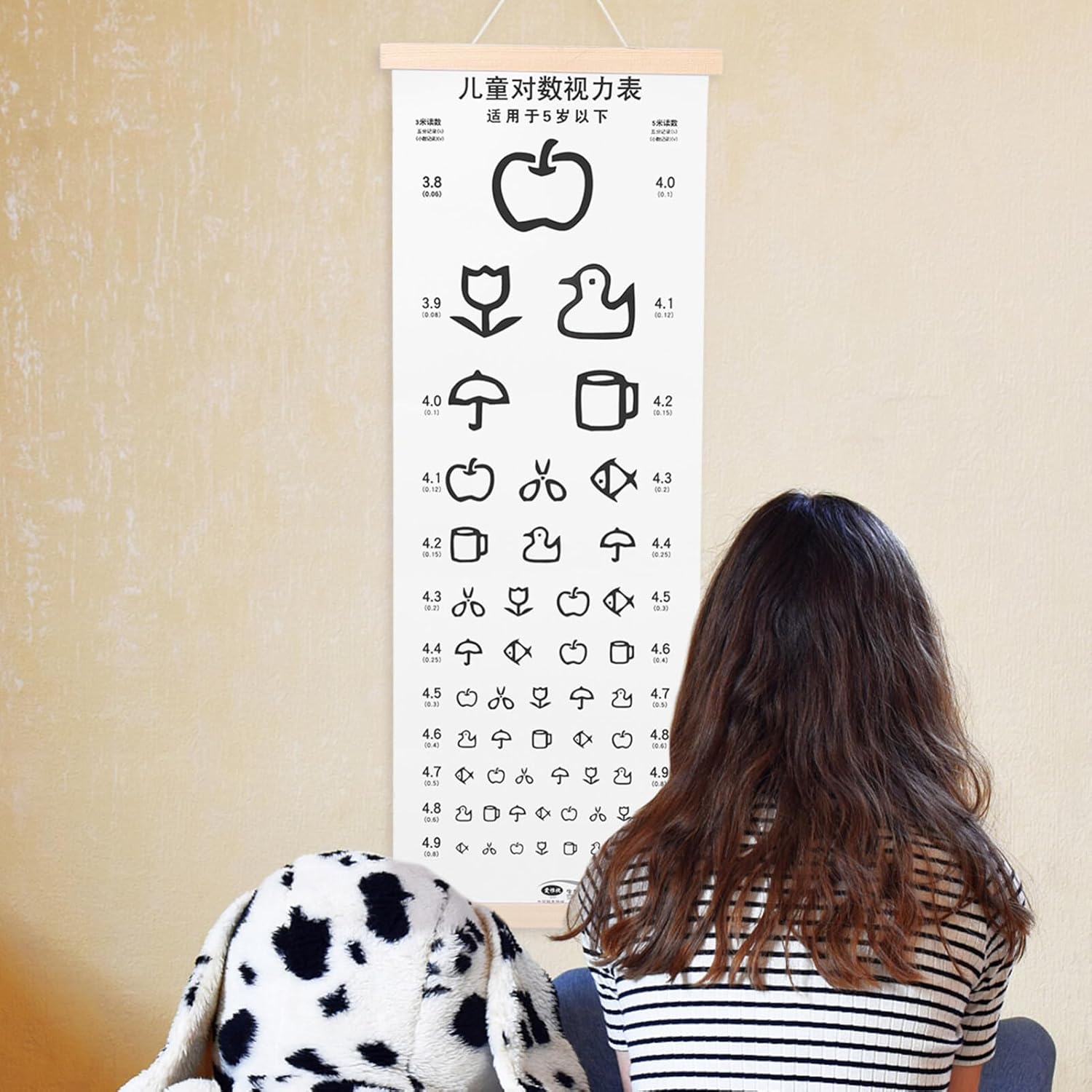 Visual Testing Chart 1 Set Snellen Eye Chart Barbados | Ubuy