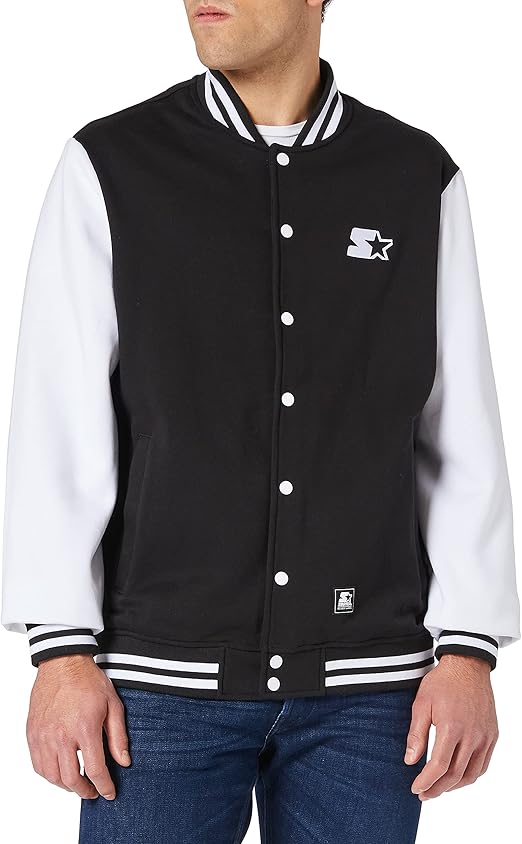 STARTER BLACK LABEL Men's Starter College Fleece Jacket : Amazon.co.uk ...
