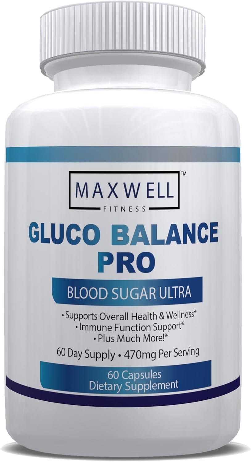 Amazon.com: Maxwell Fitness GlucoBalance Pro - Made in USA - Natural ...