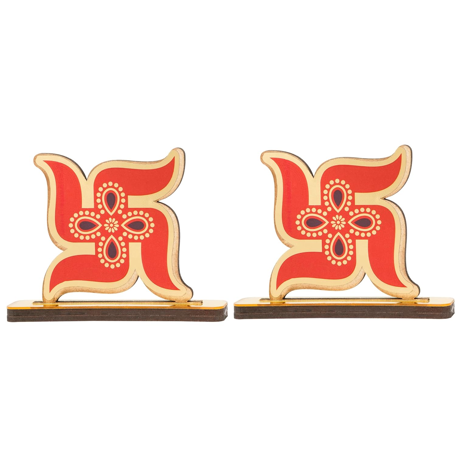 Buy PD Craftozone Decorative Diwali Swastik Cutouts for Temple and ...