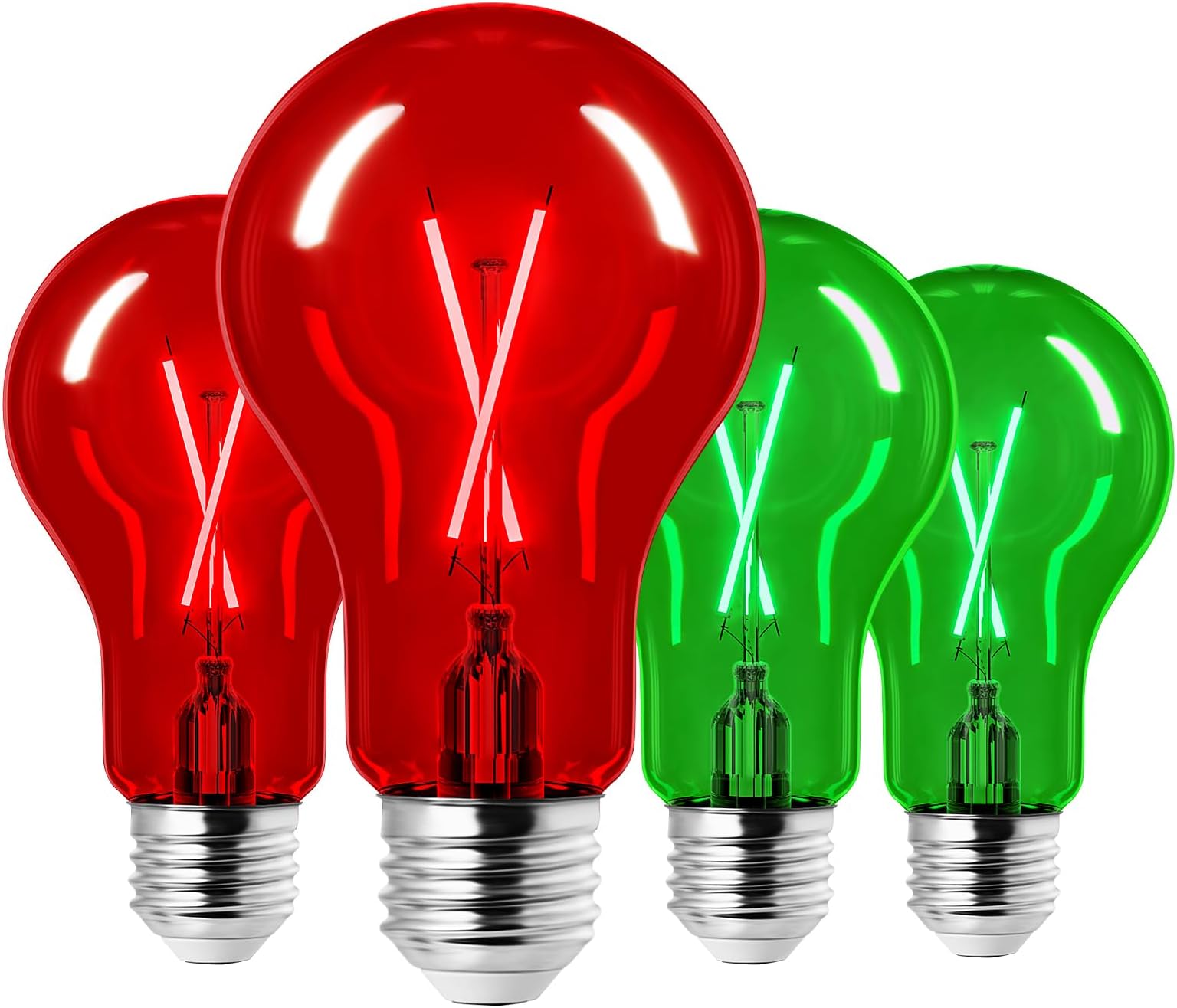 Feit Electric A19/TR/LED 4.5W Dimmable Red LED Light Bulb - Amazon.com