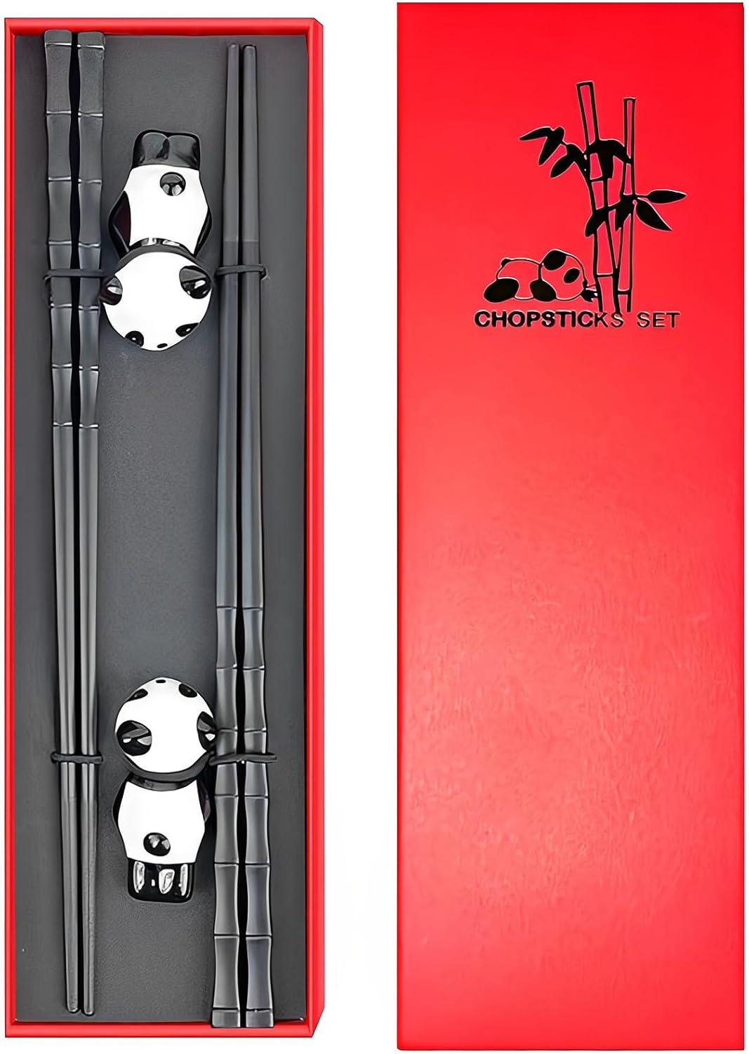Amazon.com: Reusable Chopsticks with Rest Gift Set,Fiber Glass ...