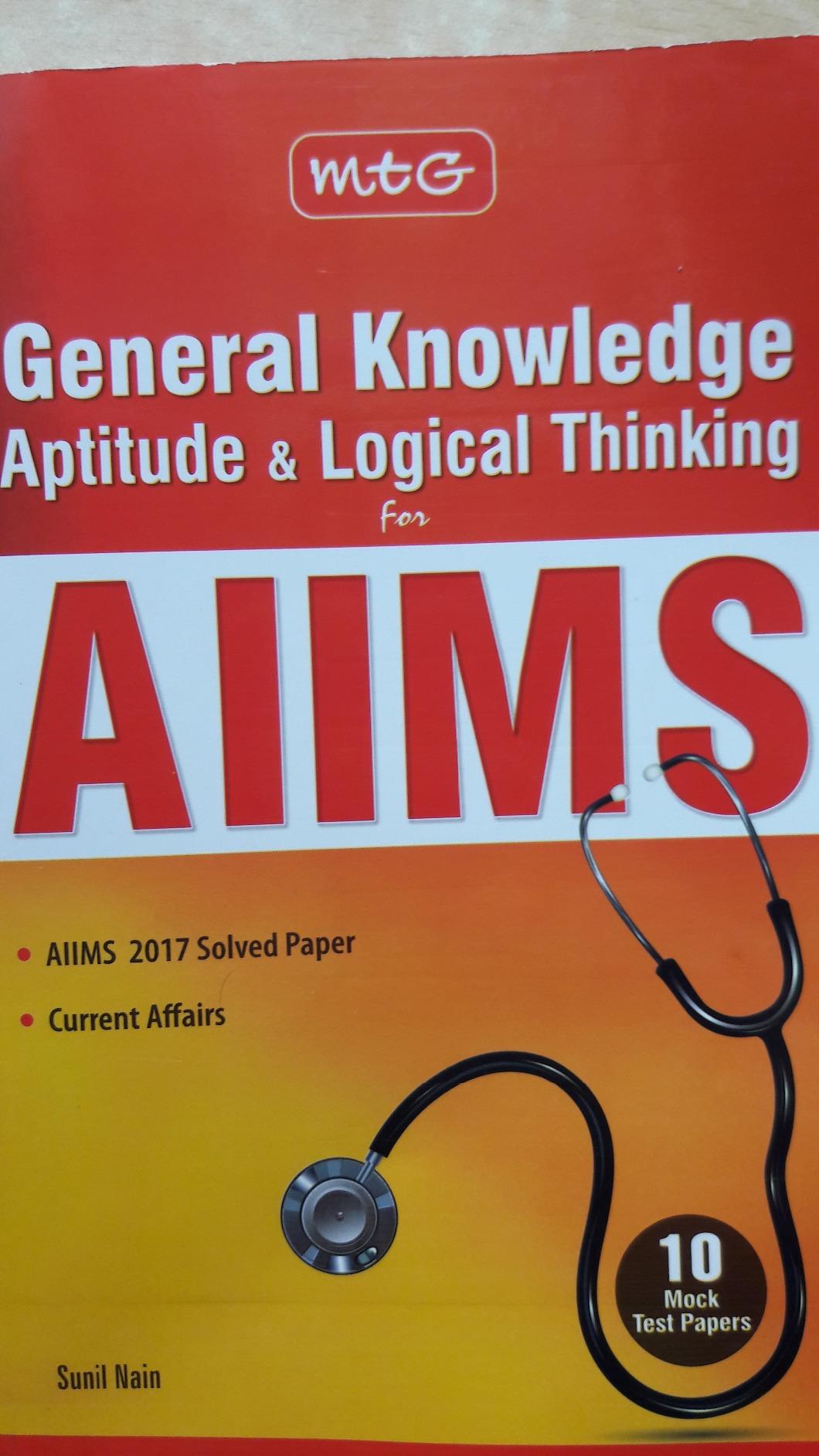 Buy General Knowledge Aptitude and Logical Thinking for AIIMS Book ...