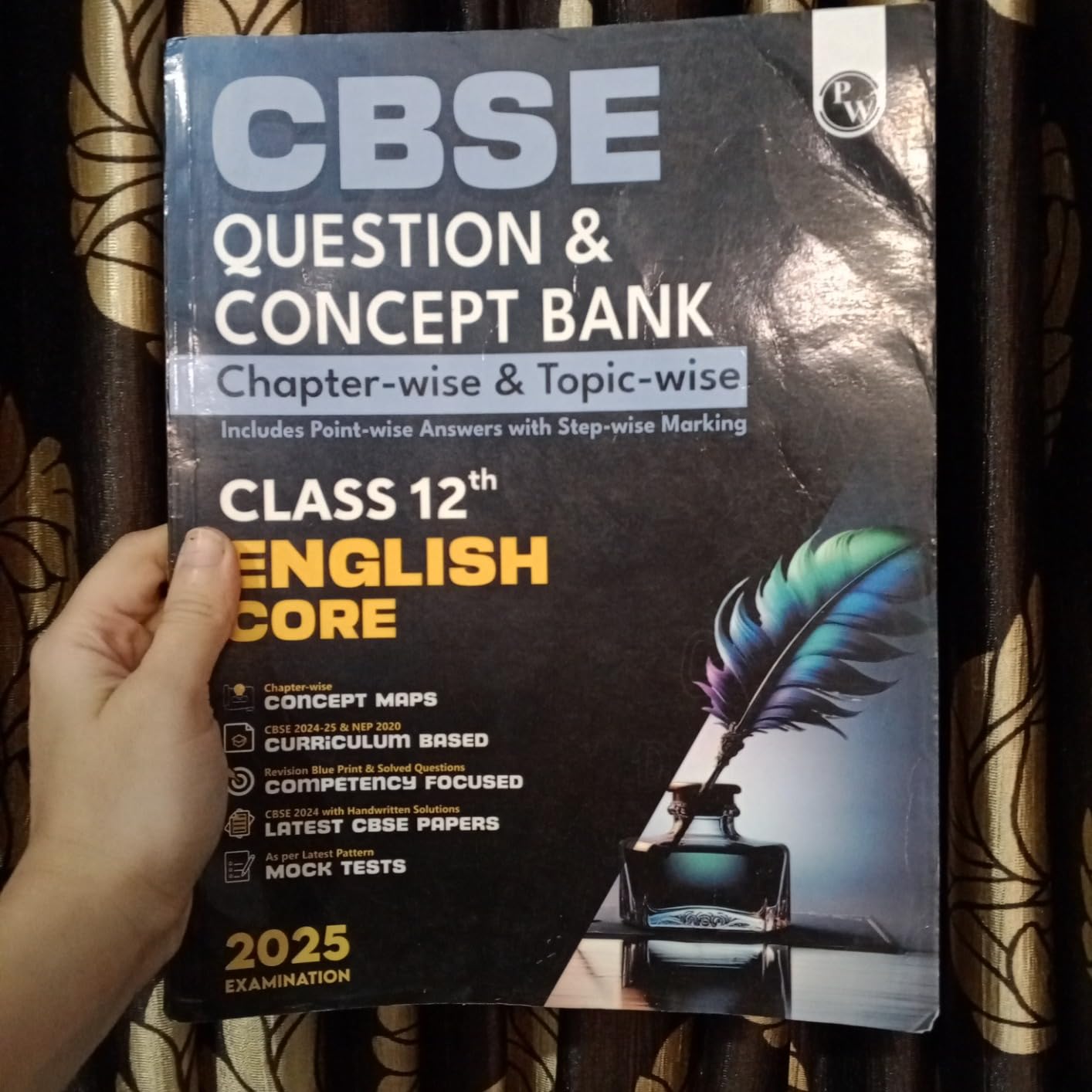PW CBSE Question & Concept Bank (QCB) Class 12 English 2024 - 2025 Core ...