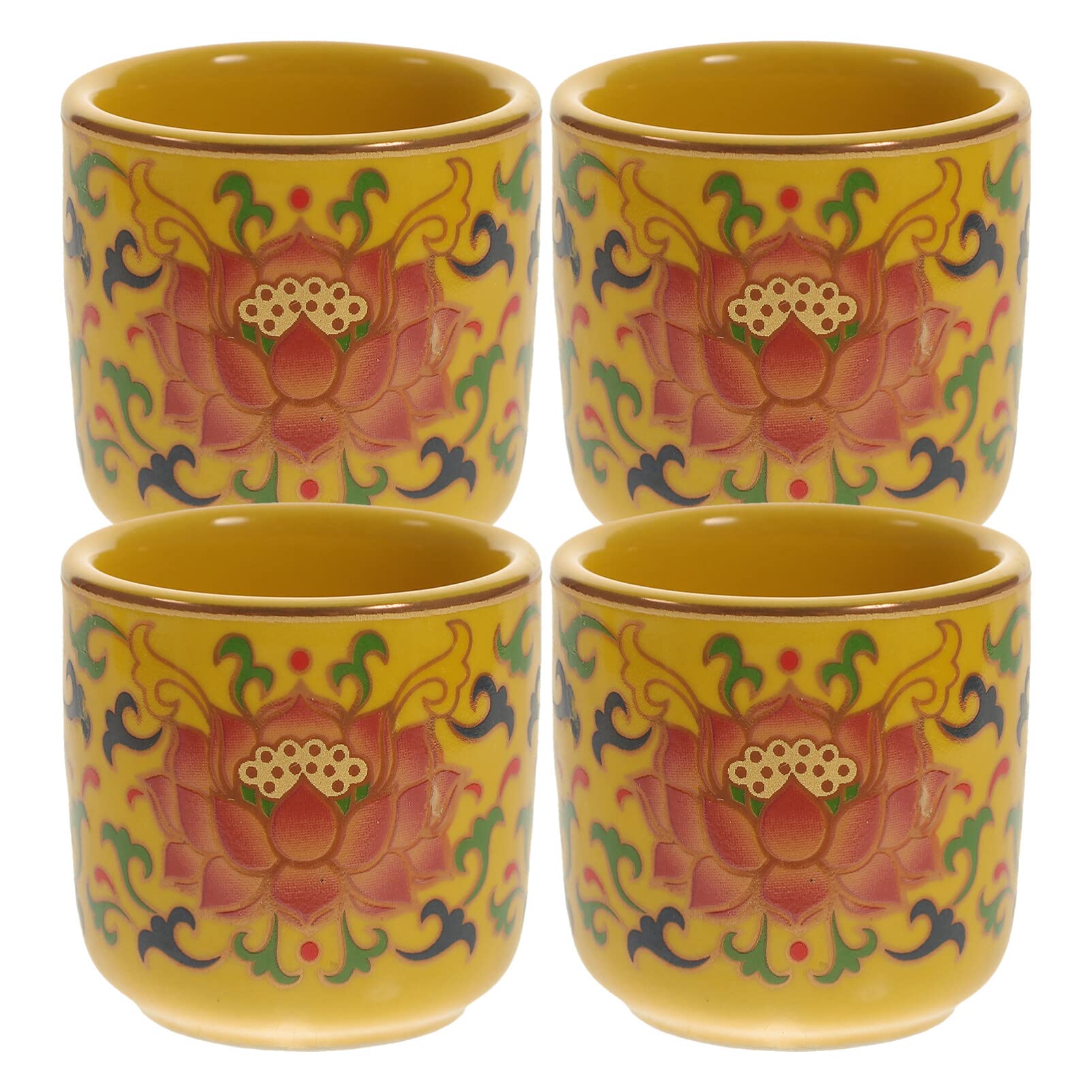 Amazon.com: Ciieeo Cutting Boards Buddhist Offering Cups 4pcs Holy ...
