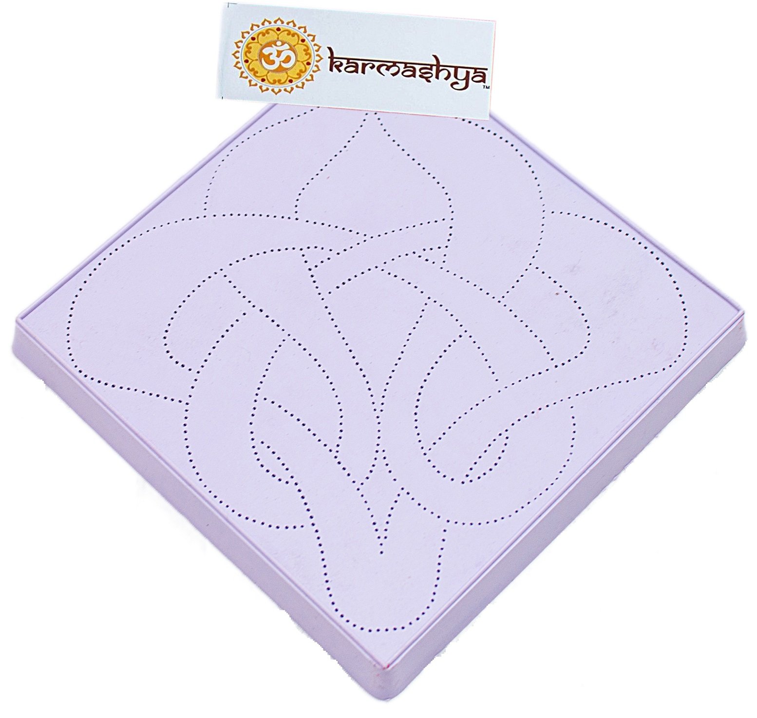 Buy KARMASHYA 6" Baisakhi Puja Pooja Rangoli Stencils Mandana Floor Art ...