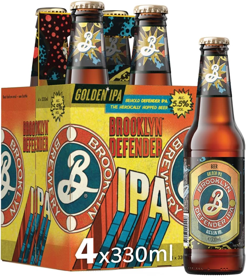 Brooklyn Brewery Defender IPA Craft Beer, 4 x 330ml : Amazon.sg: Grocery