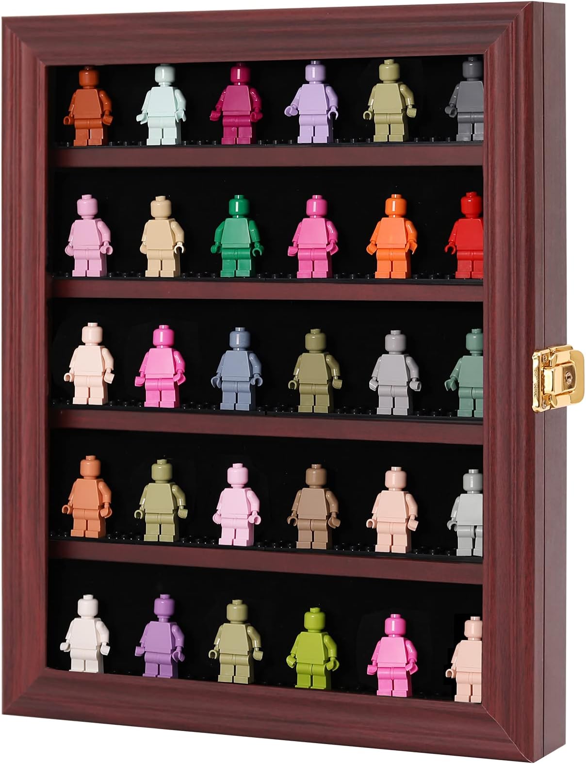 Amazon.com - 165 Thimble Display Case Wall Cabinet Shadow Box Solid ...