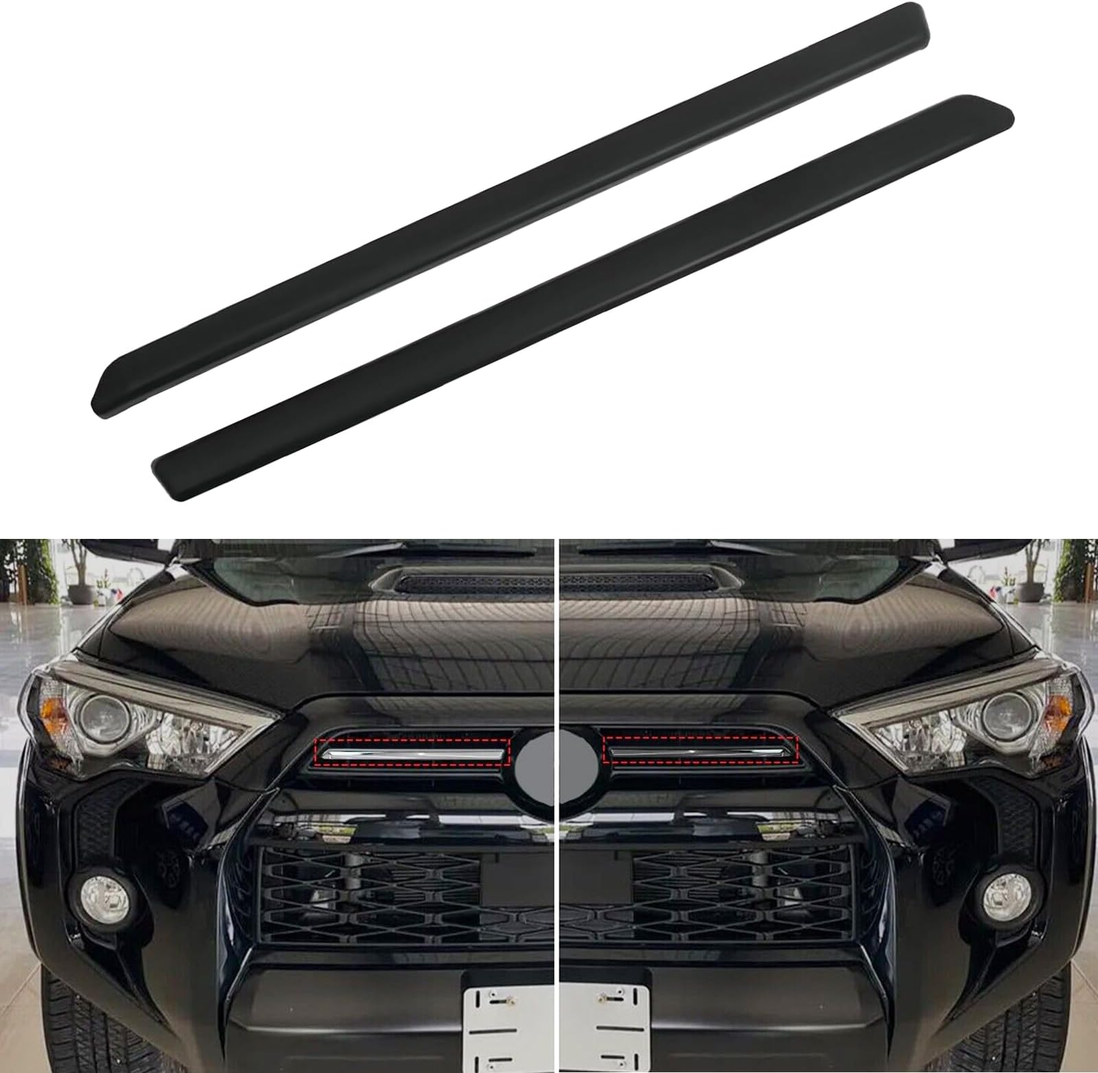 Amazon.com: Front Center Grill Insert Cover Trim Compatible with 2024 ...