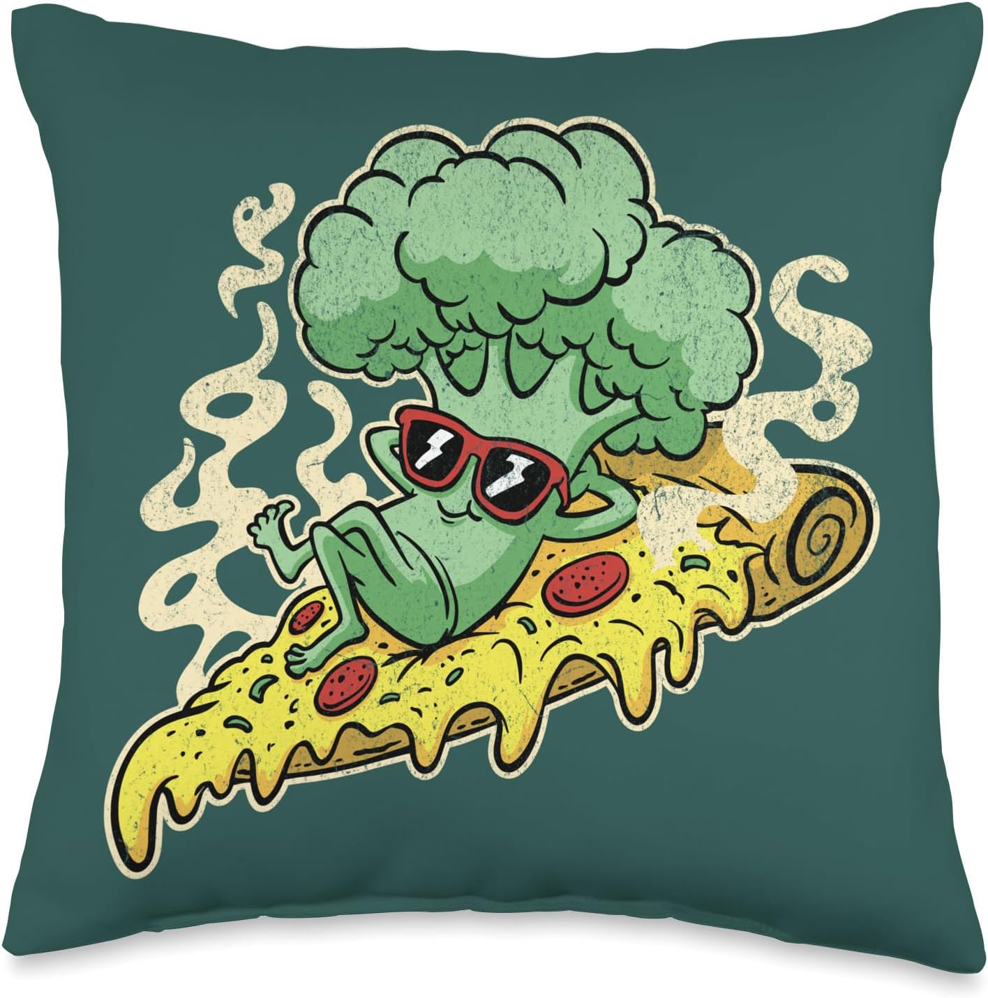 Amazon.com: Broccoli Pizza Veggie Pepperoni Vegetarian Cool Food Lover ...