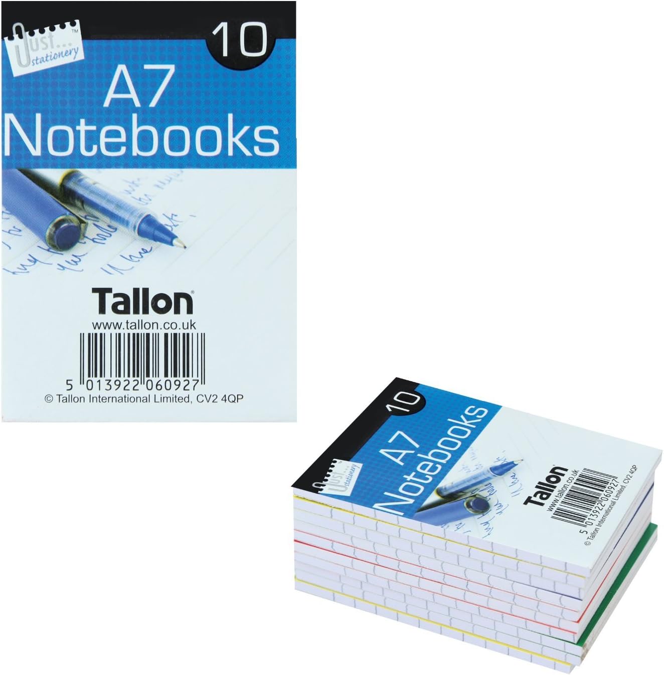 Just Stationery A7 Notebook (Pack of 8) : Amazon.co.uk: Stationery ...