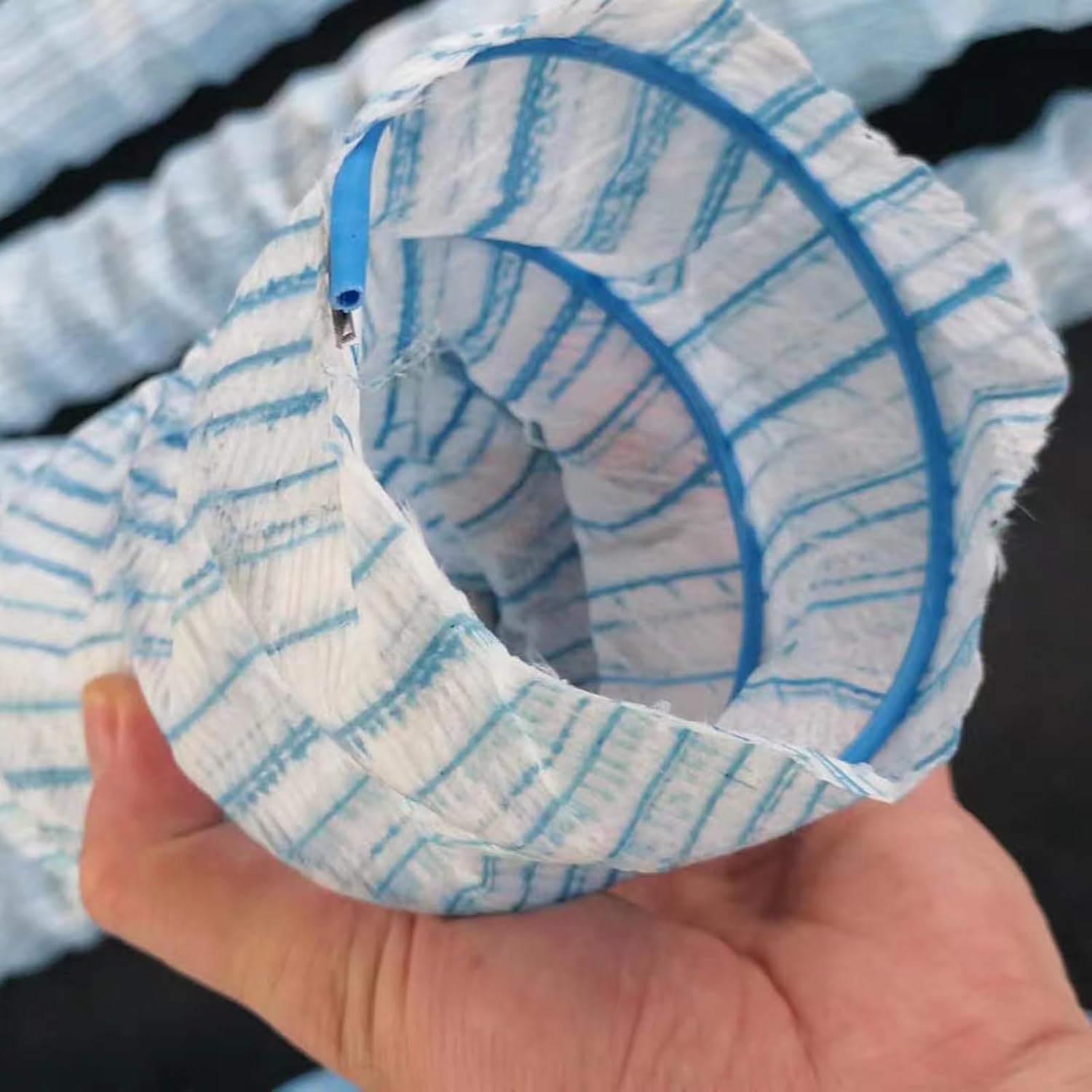 French Drain Pipe, Extra Long Soft Infiltration Drainage Pipe with ...