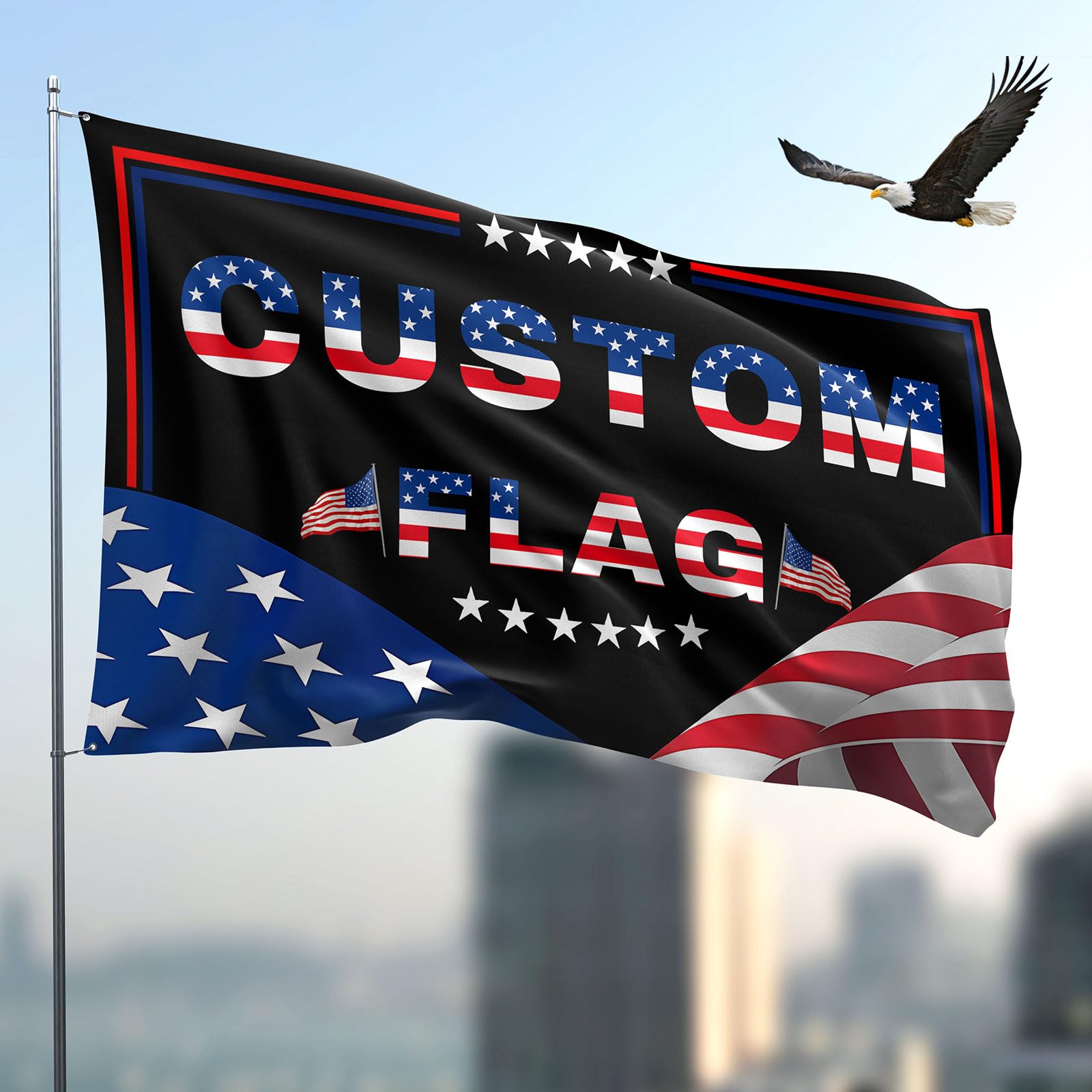 Amazon.com : Custom Flags 3x5 Double Sided Outdoor,Design Print Your ...