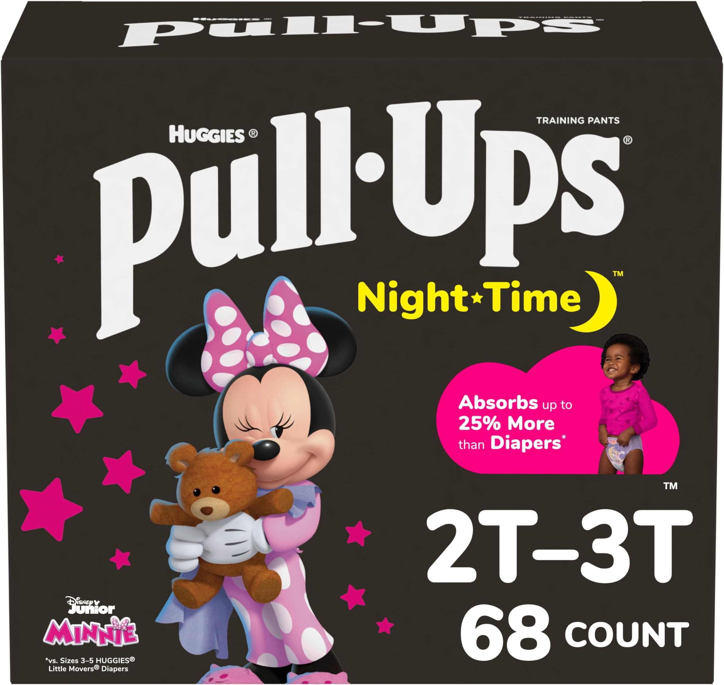 Amazon.com: Pull-Ups Girls' Nighttime Potty Training Pants, Training ...