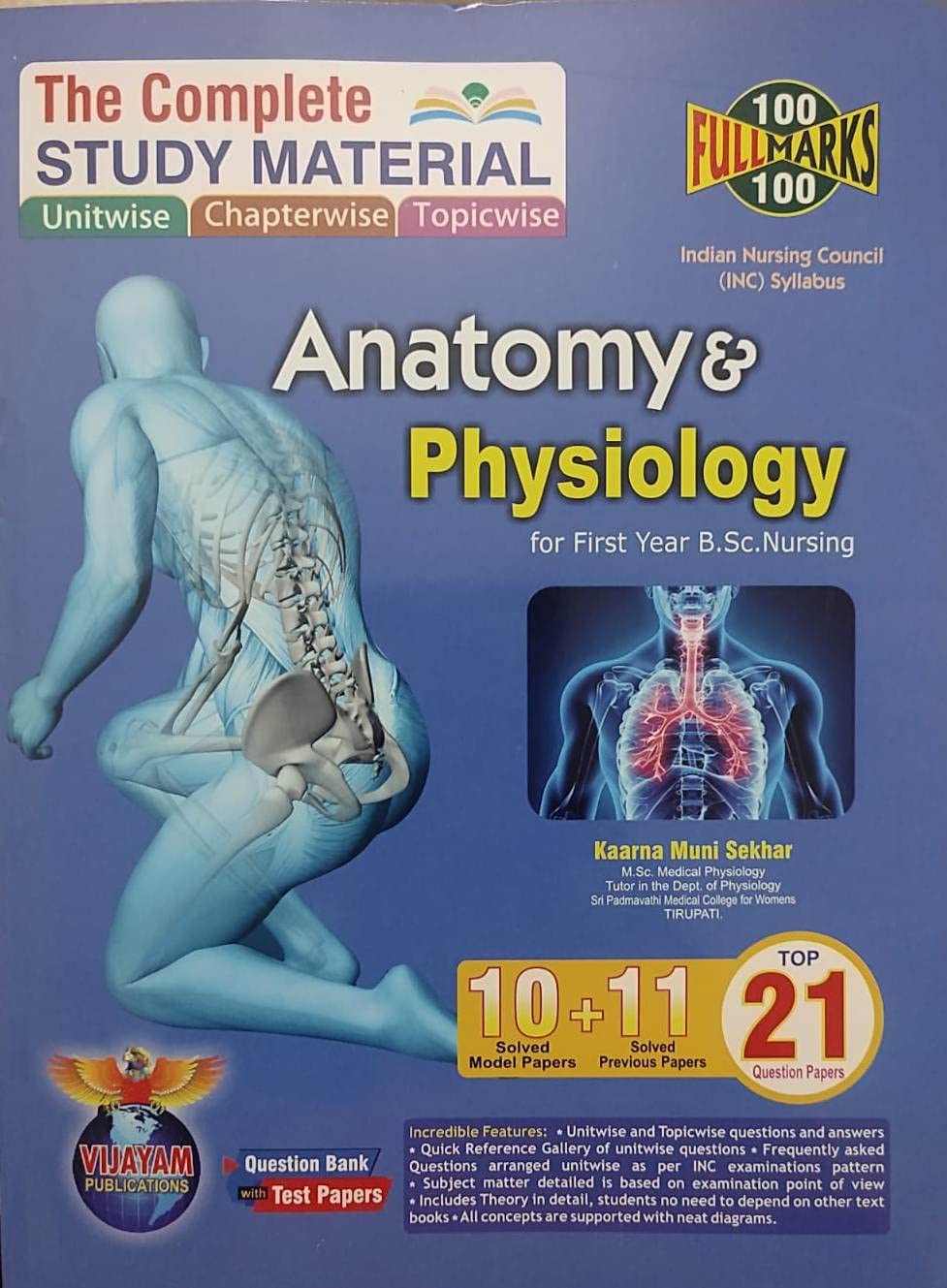 Buy The Complete Study Materials Anatomy & Physiology for First Year B ...