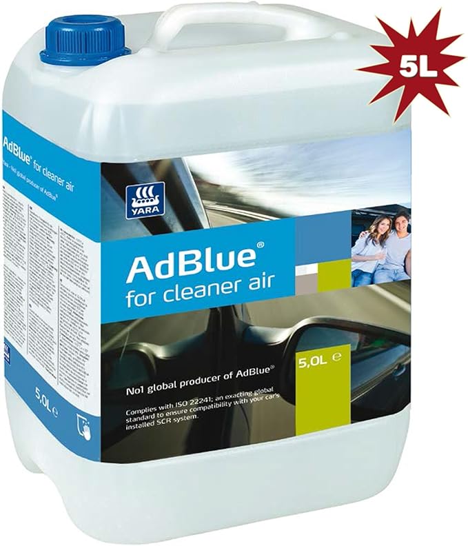 AdBlue 5 Litre + "Free Pouring Spout" (Yara) 5L : Amazon.co.uk: Automotive