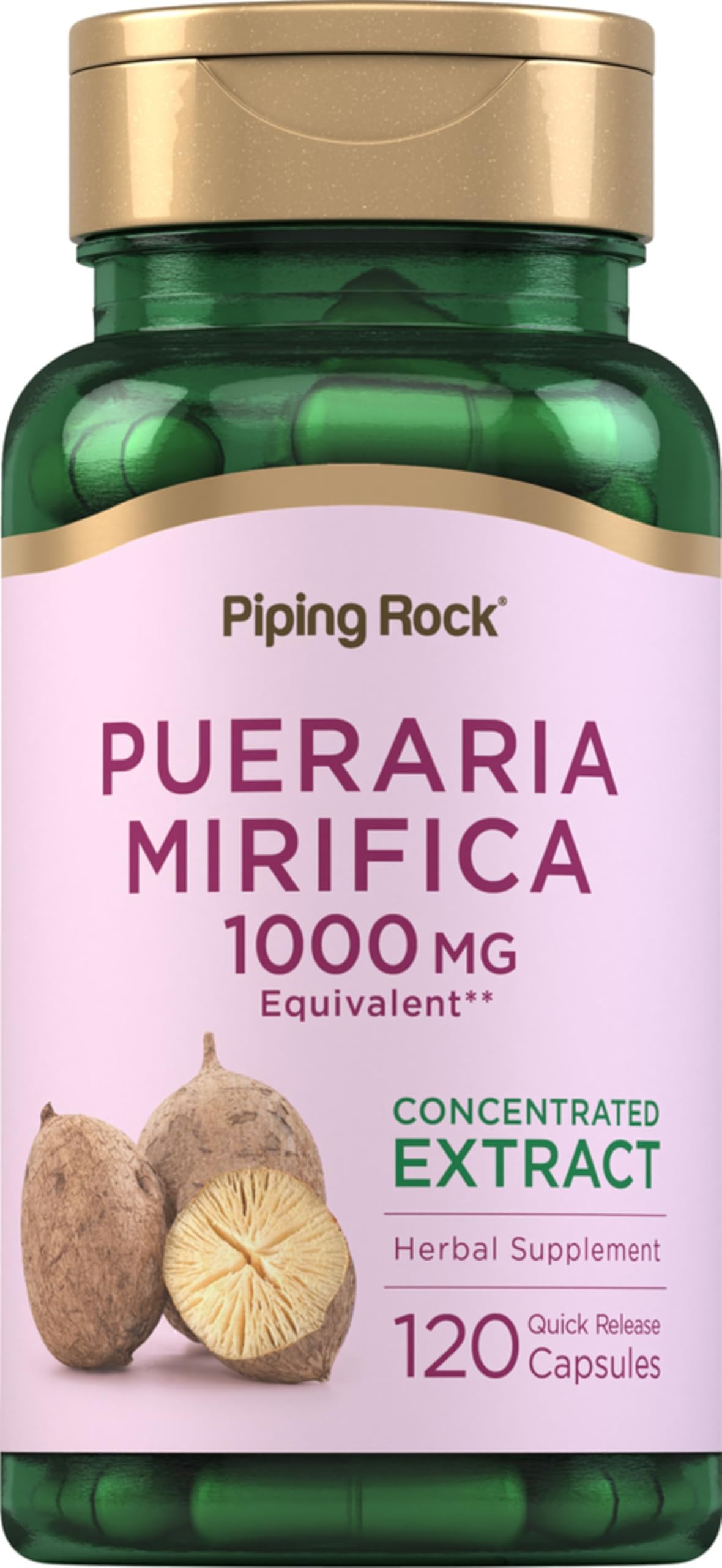Amazon.com: Carlyle Pueraria Mirifica Capsules | 1000mg | 120 Count ...