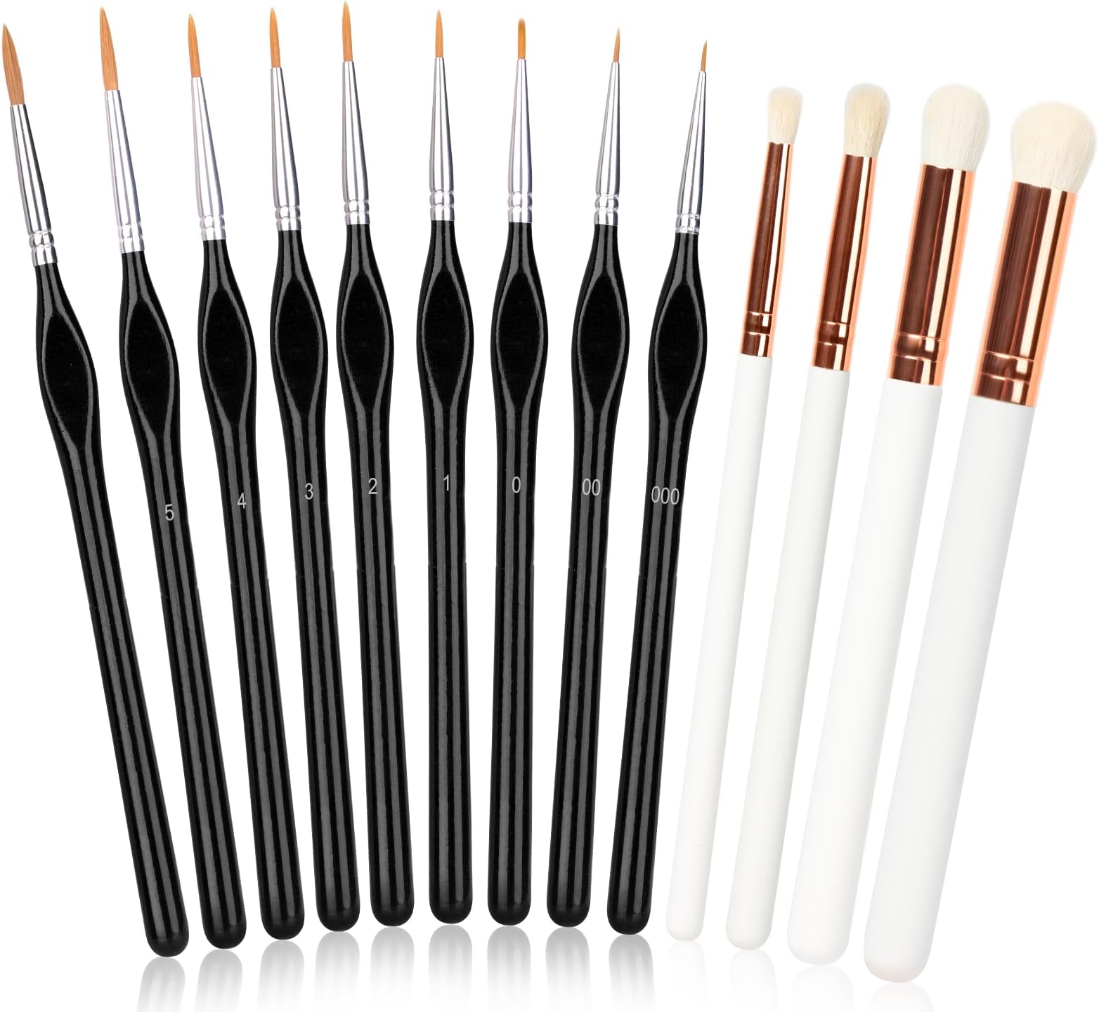 Amazon.com: UNIMEIX Miniature Paint Brushes Dry Brush Miniature ...