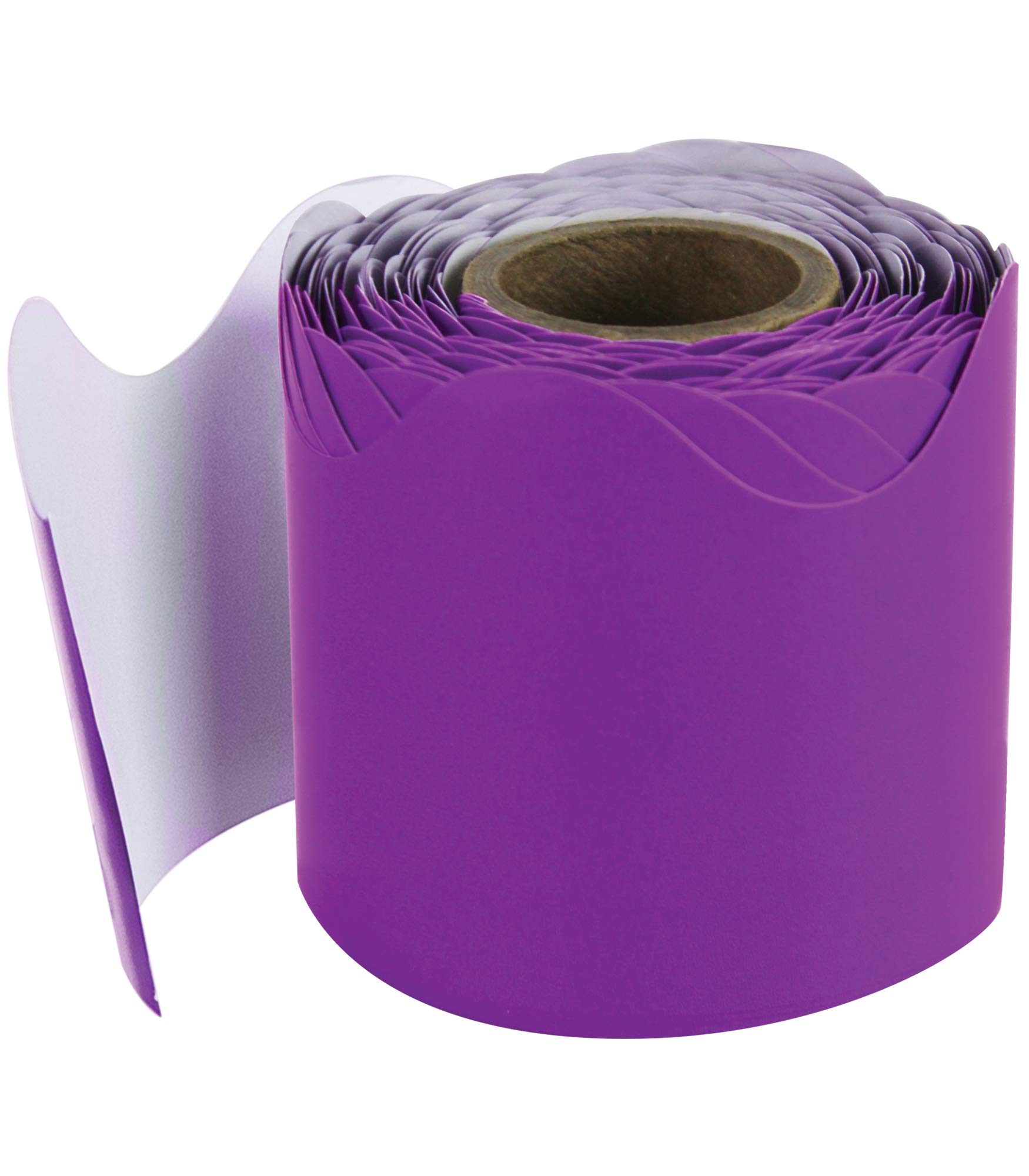 Carson Dellosa Scalloped Bulletin Board Border Purple Rolled Border For carson-dellosa-scalloped-bulletin-board-border-purple-rolled-border-for