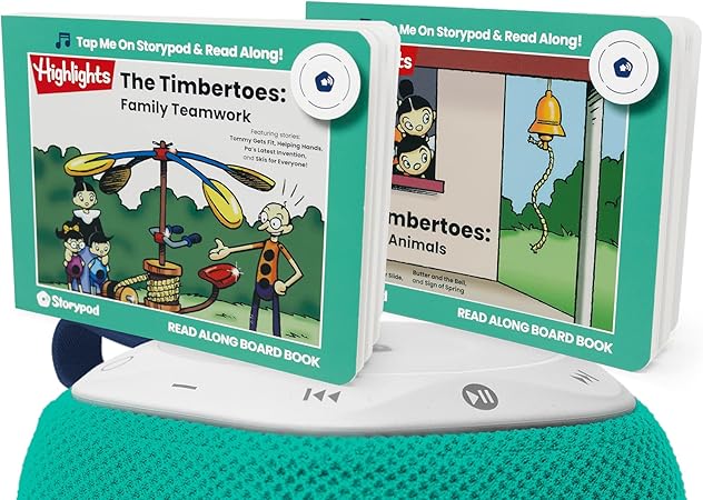 Amazon.com: Storypod Board Books | The Timbertoes Collection | Read ...