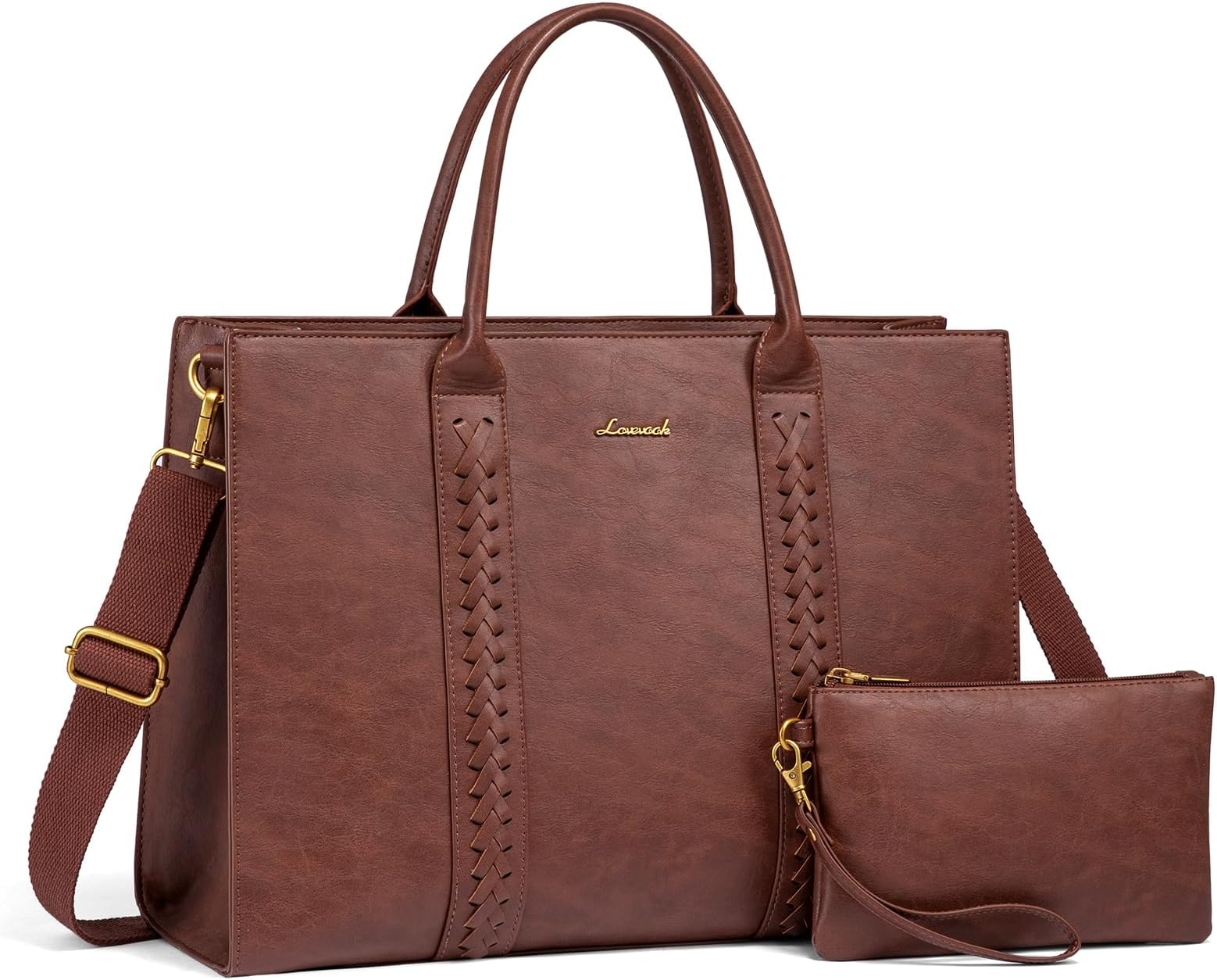 Amazon.com: LOVEVOOK Laptop Bag for Women, Work Tote Bags 17.3 inch ...