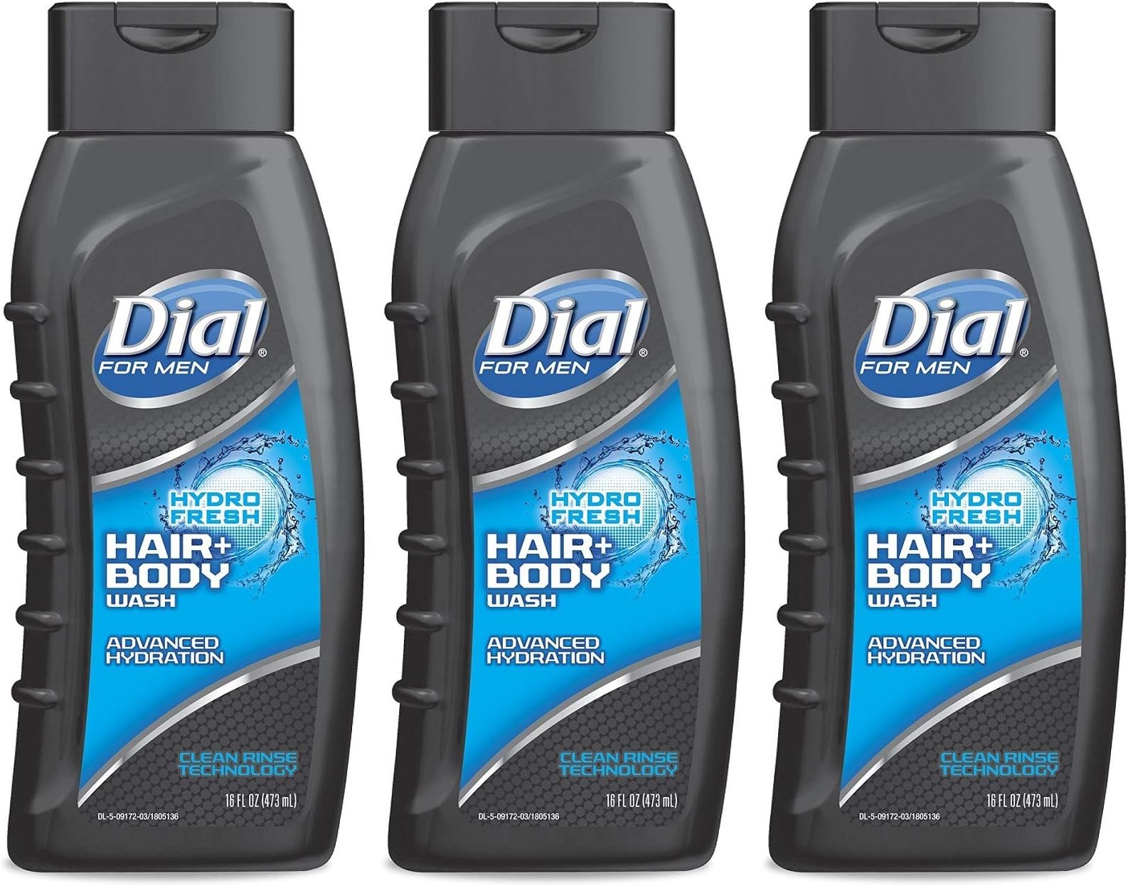 Amazon.com : Dial for Men Hair and Body Wash, Hydro Fresh, 16 Fluid ...