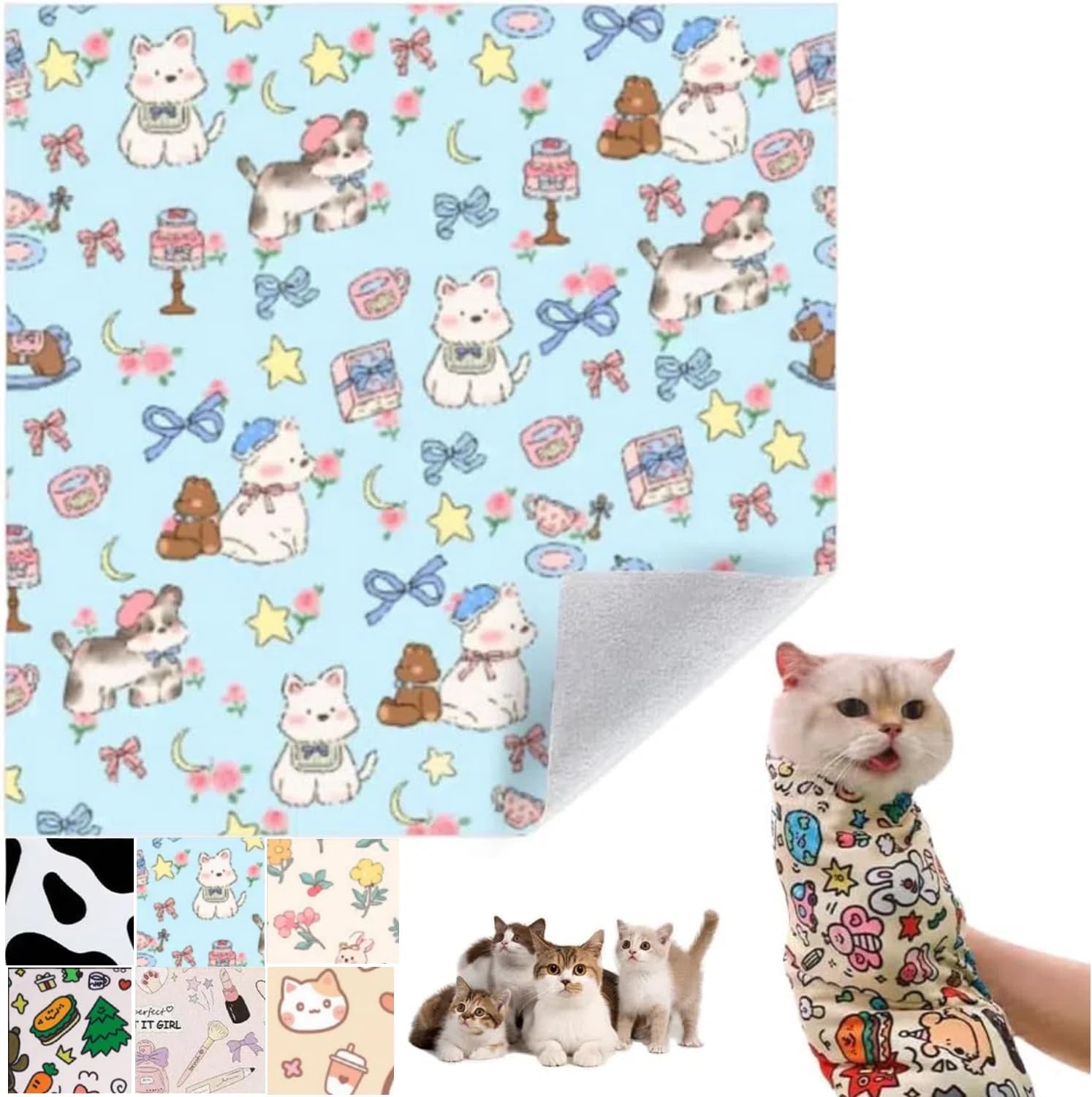 Amazon.com : Koujut Cat Wrap Grooming Wrap, 2025 Upgraded Cat Wrap for ...