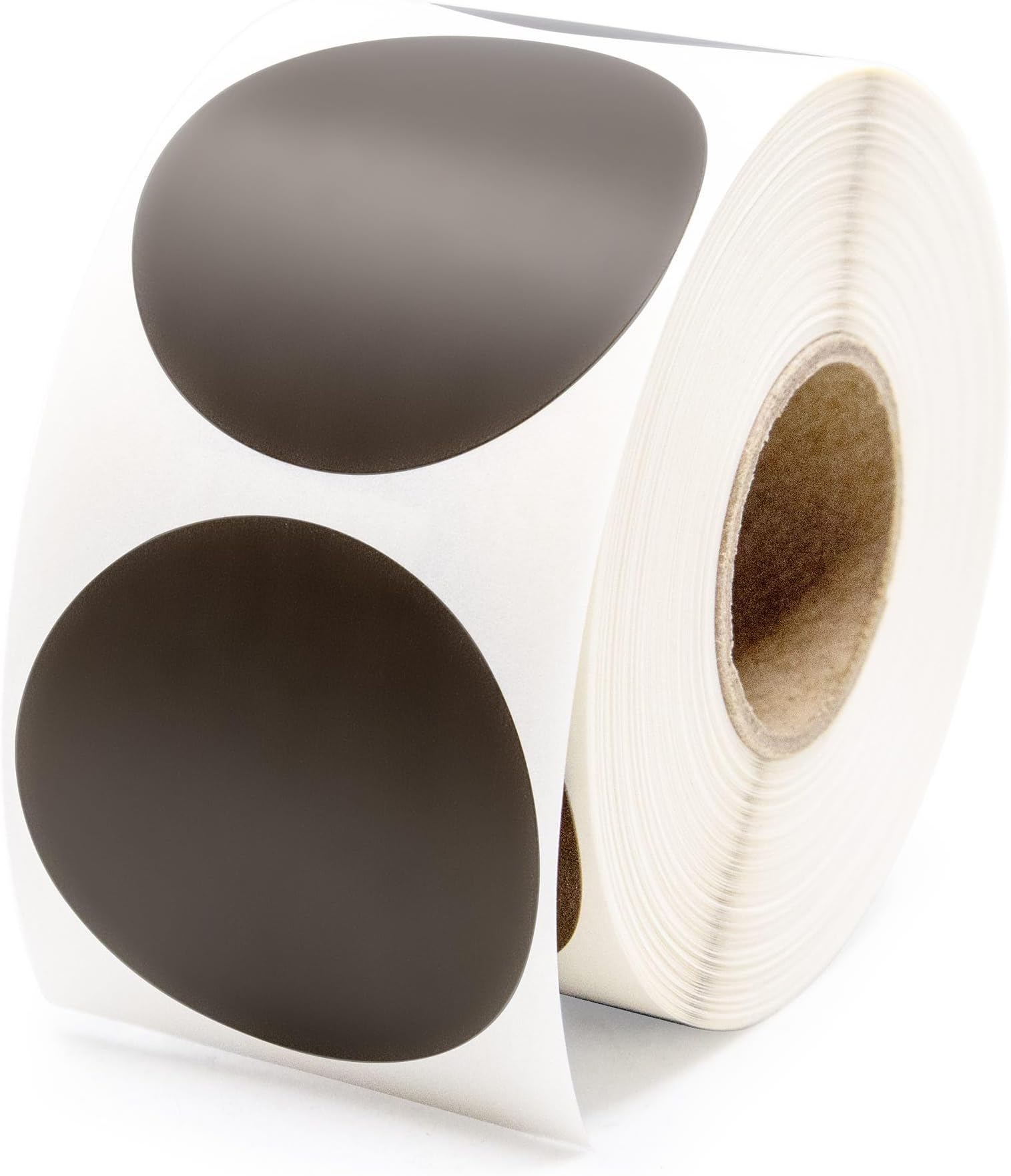 Amazon.com : Black Round Labels/Stickers - 1.5 Inch Round Labels 500 ...