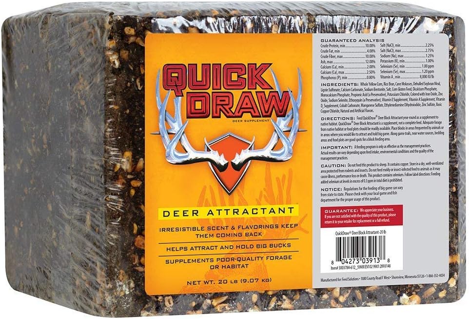 Amazon.com: Purina Premium Deer Block, Power Nugget Deer Attractant for ...