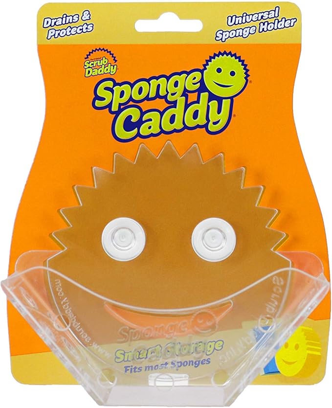 Sponge Caddy by Scrub Daddy Universal Holder for Sponges and Scrubbers ...