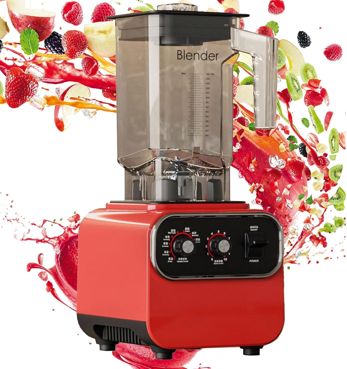 Amazon.com: 1600W Automatic Program Professional Commercial Blender ...
