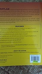 Getting Started with MATLAB: A Quick Introduction for Scientists & Engineers : Rudra Pratap ...