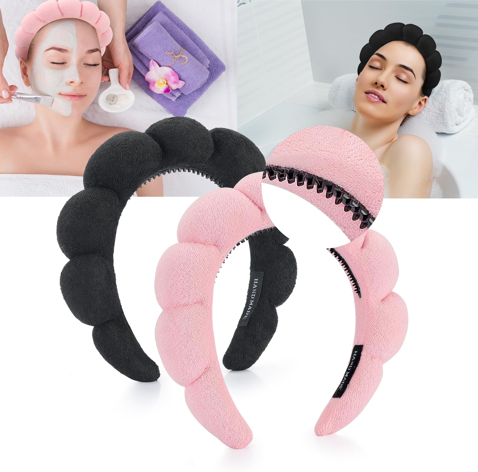 Amazon.com : WFWJ Headband for Spa, Makeup Removal, Shower, and ...