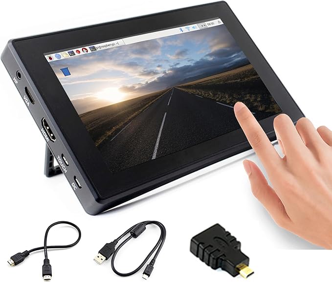 Amazon.com: 7inch HDMI LCD (H) (with case) Capacitive Touch Screen ...