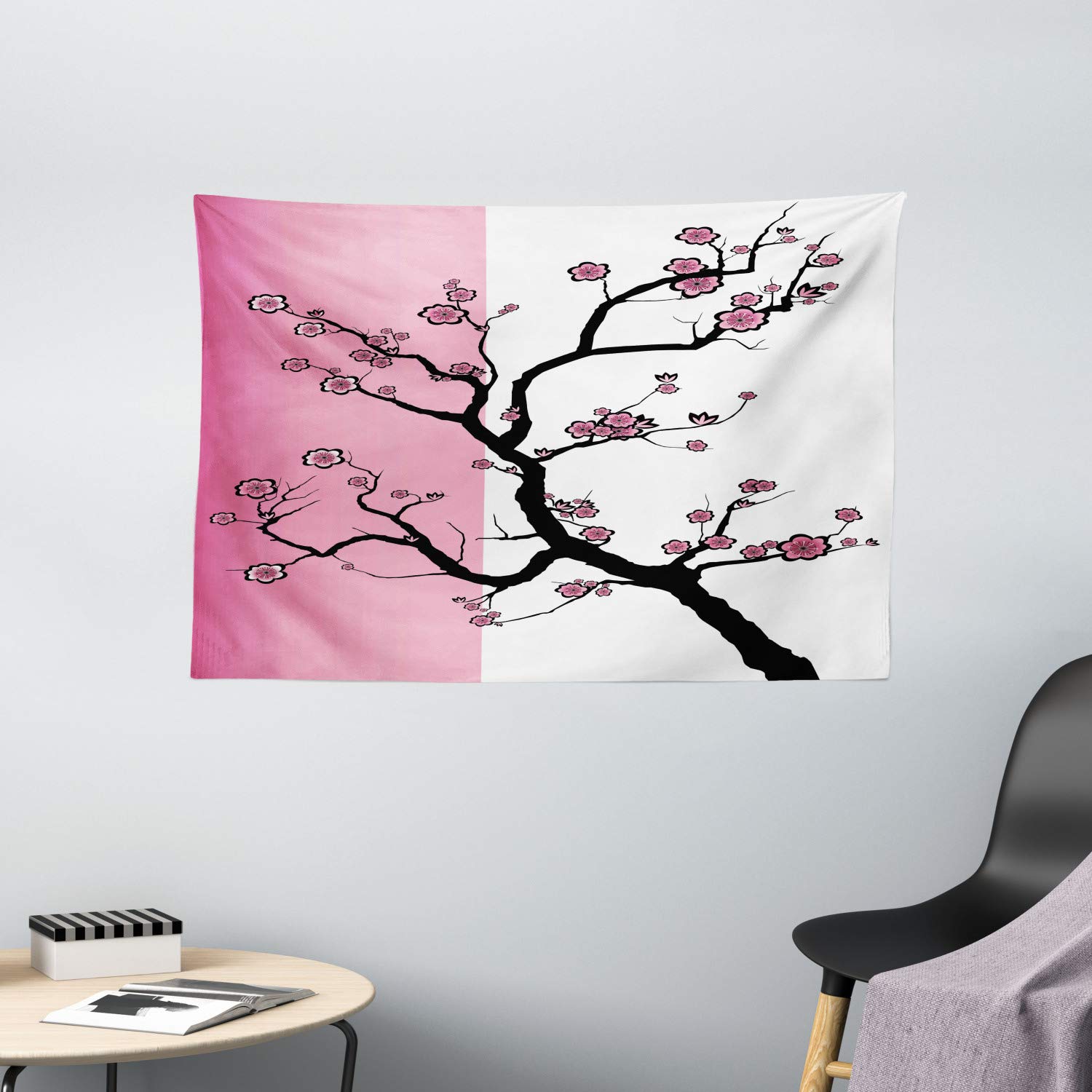 Red Cherry Blossom Tree Drawing