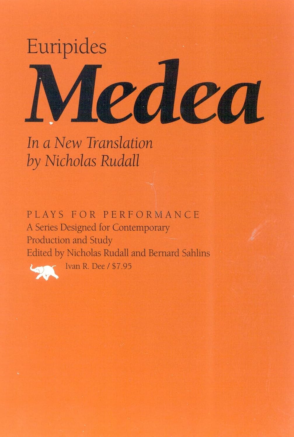 Medea (Plays for Performance Series): Euripides, Rudall, Nicholas ...