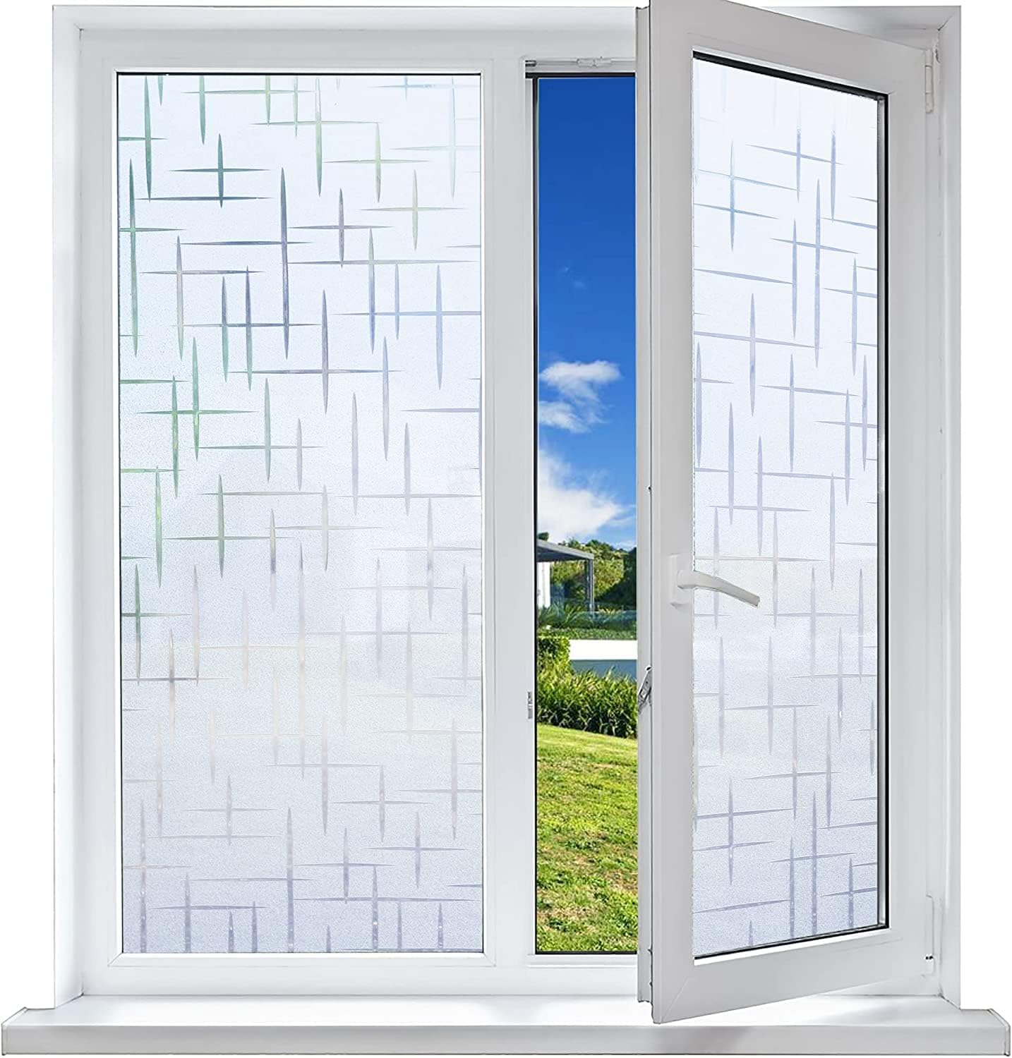 Privacy Window Film, Window Film, UV Protection, Suitable for Living ...